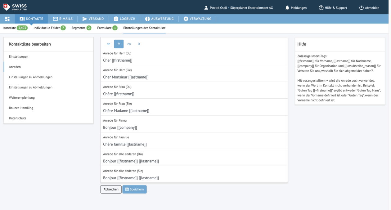 E-Mail-Marketing aus der Schweiz - Swiss Newsletter